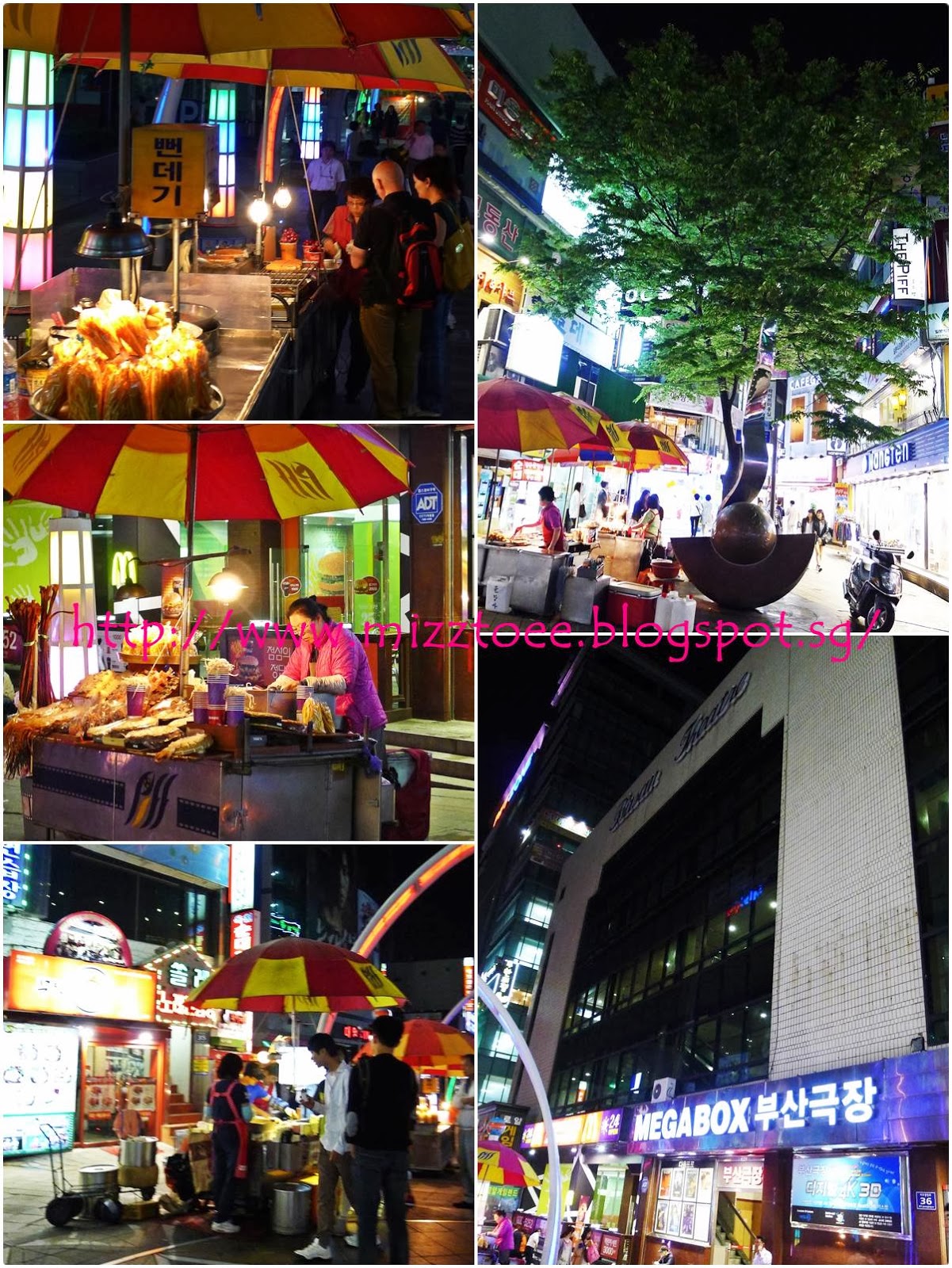Fun Fun Fun: Korea Busan free and easy : Biff (piff) square and NAmpodong street