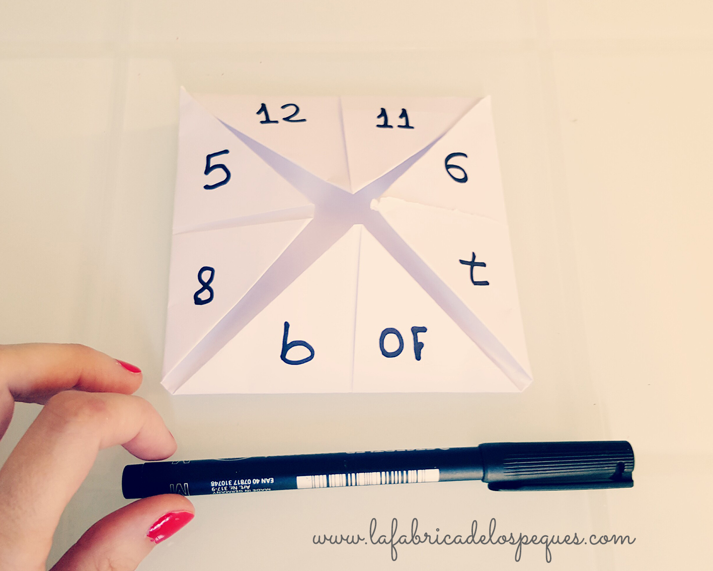 Comecocos infantil de papel - La fábrica de los peques