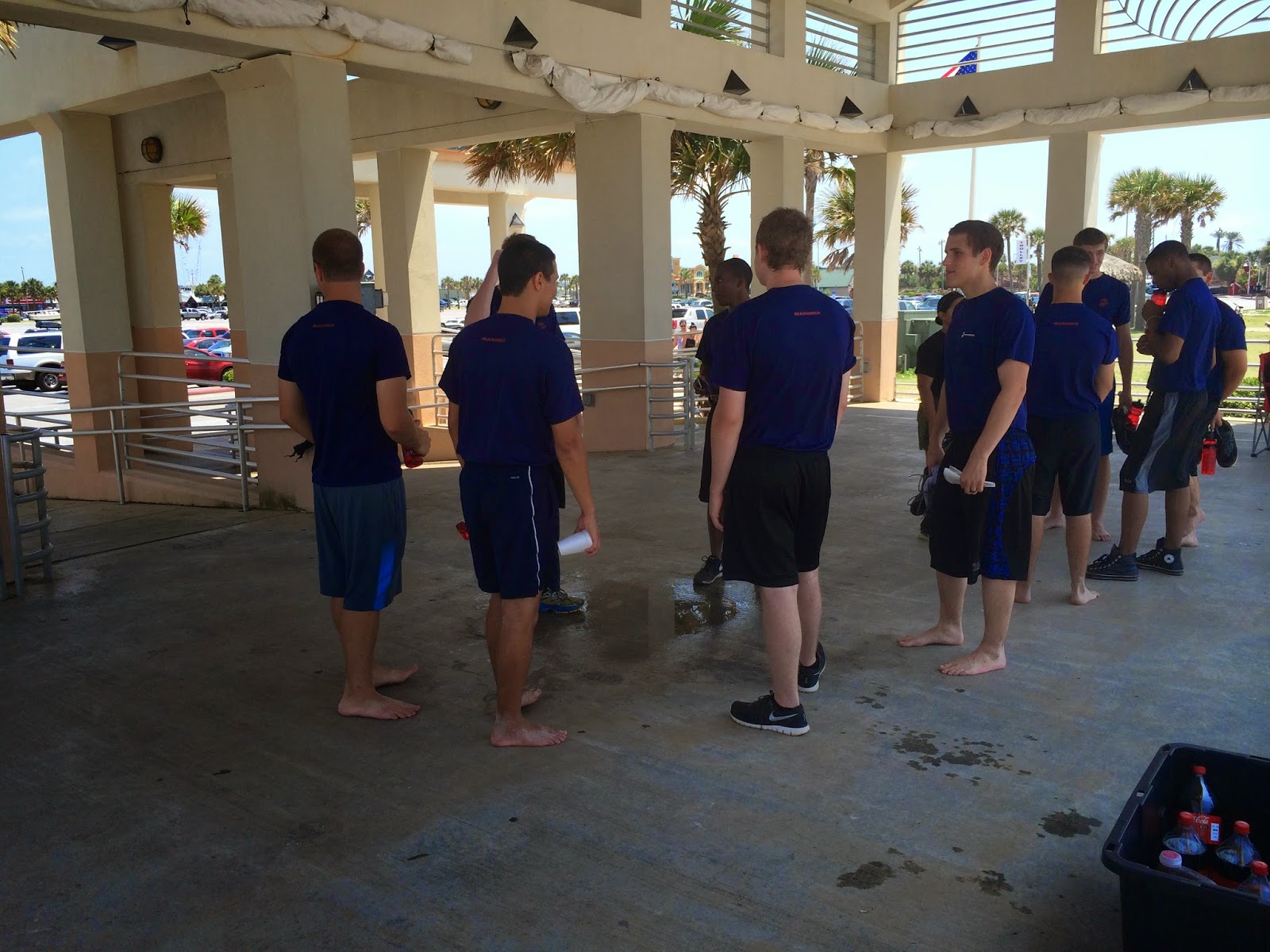 Oorah! A Marine Corps Journey: "Double Time!" Poolee Function on the Beach