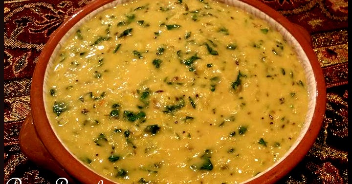 Forking Foodie: South Indian Red Lentil Dhal with Spinach - Parippu ...