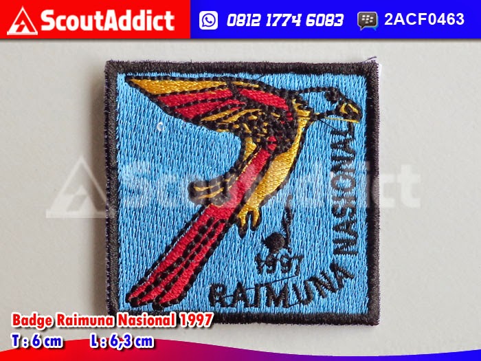 Badge Jambore dan Raimuna Nasional ~ Kedai Pramuka ScoutAddict Kediri