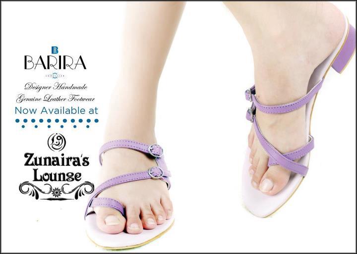 Designer's Handmade Footwear Collection 2013 By Barira For Girls