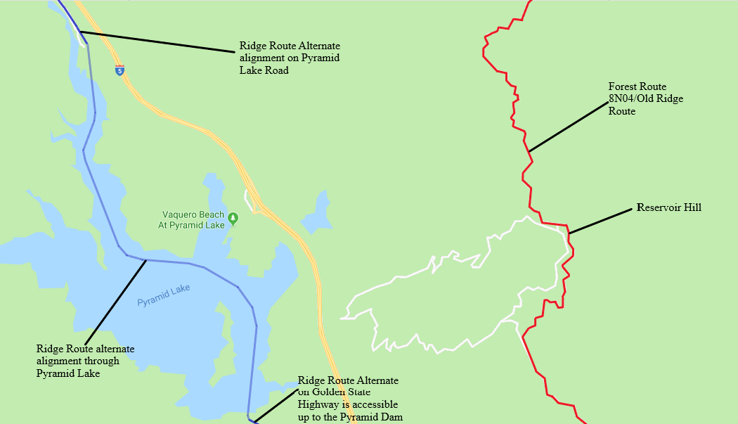 Legend of the Ridge Route; a history of crossing the mountains between ...