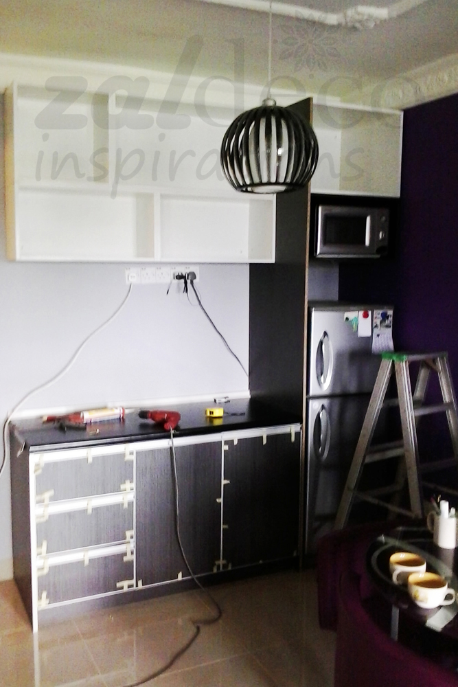 .: Pemasangan Kabinet Dapur Di PPR Kg. Pantai Dalam