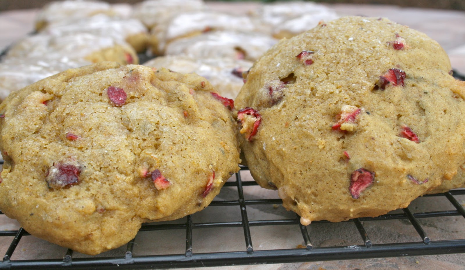 Bake - a - holic: Pumpkin Cranberry Cookies