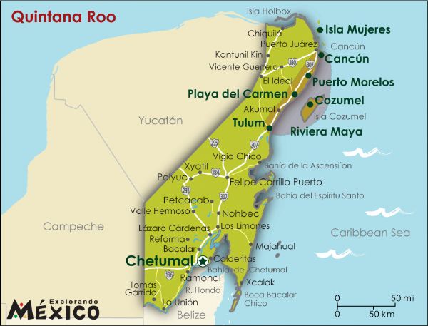THE GEOGRAPHY IN MEXICO ( quintana roo )
