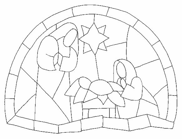 Educar con Jesús: Vidrieras de Navidad