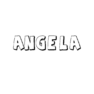 Nombre Angela para colorear - COLOREA TUS DIBUJOS