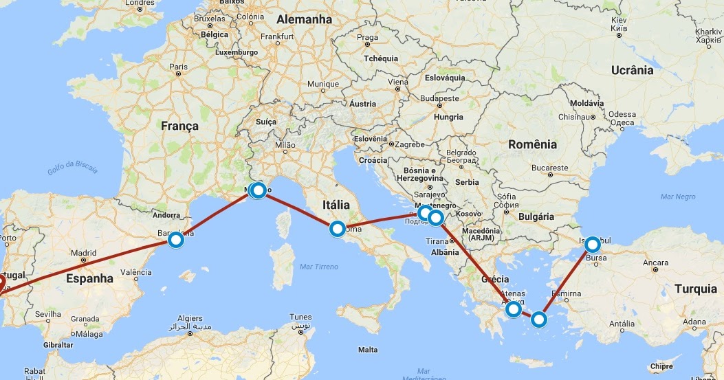 Eurotrip - Sul da Europa