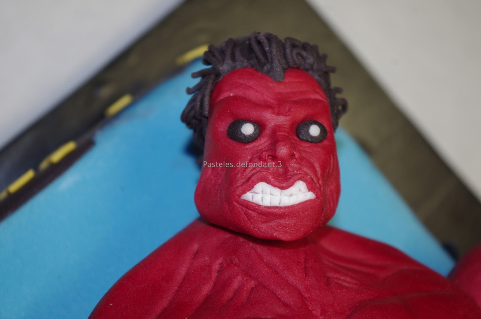 Pastel Hulk | Pasteles de fondant