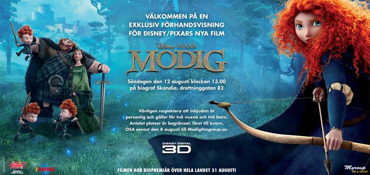 Born in a Grass Cottage: Förhandsvisning av Disney/Pixars "Modig"