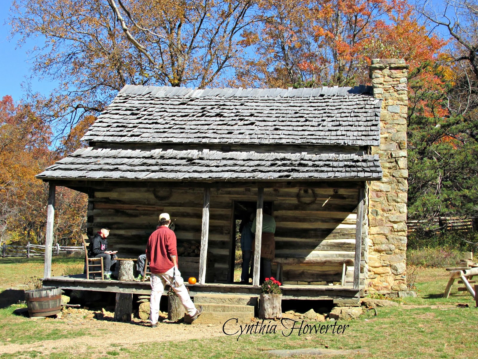 Colonial Quills: A 1700s Log Cabin in Virginia's Blue Ridge Mountains ...