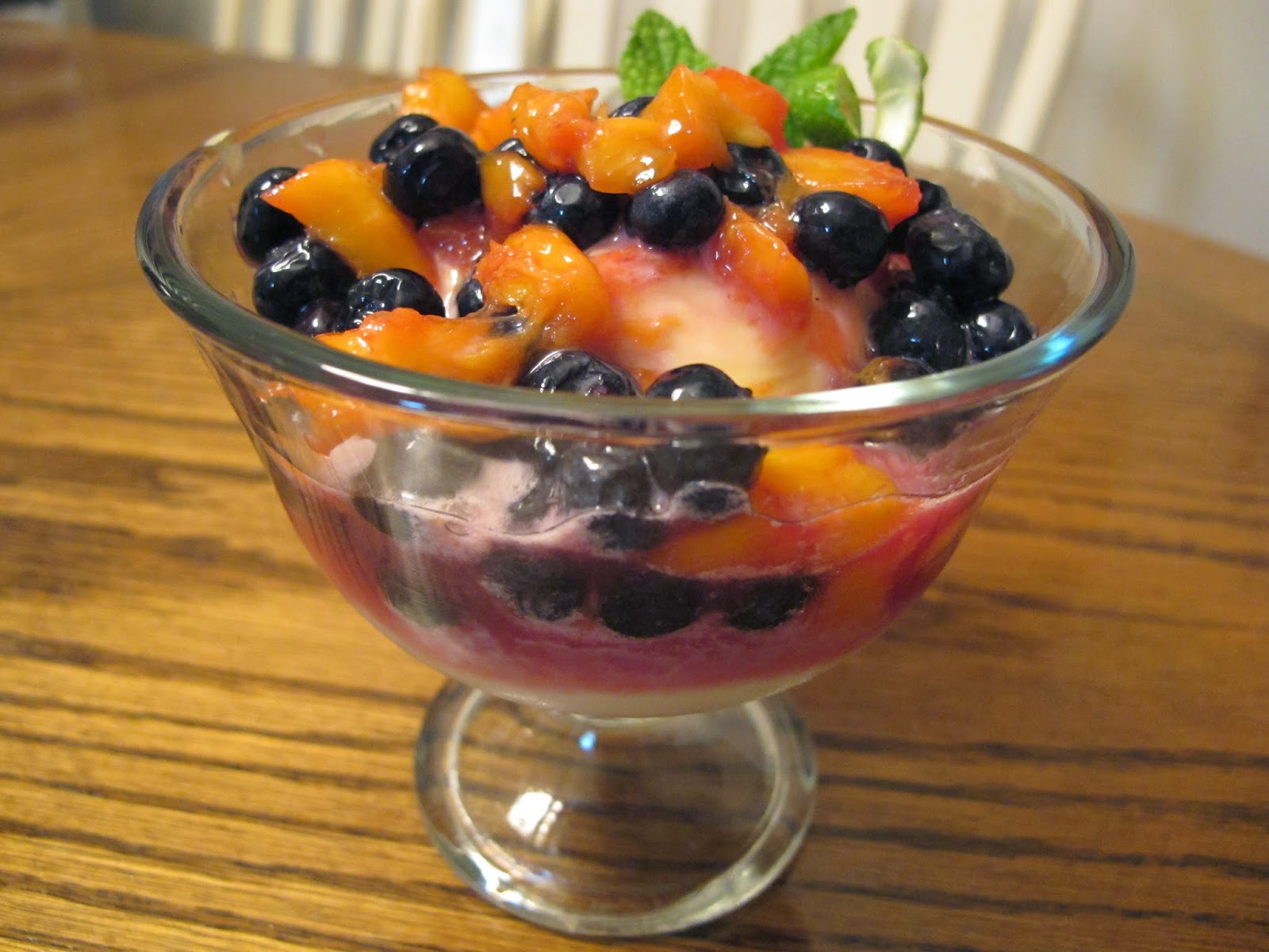 Freakin' Flabuless: Blueberry Mango Sundae Recipe