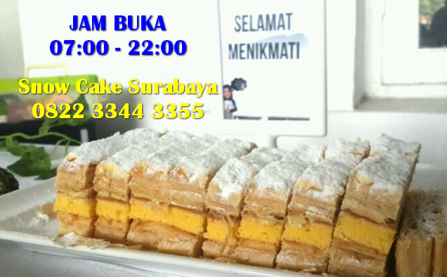 Delivery Snow Cake Surabaya Online - 082233443355