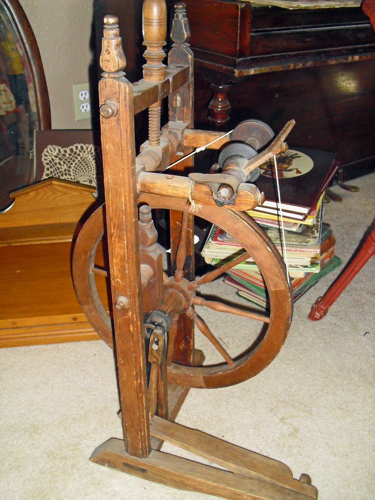 Tangible Daydreams: Old textile equipment at a garage sale