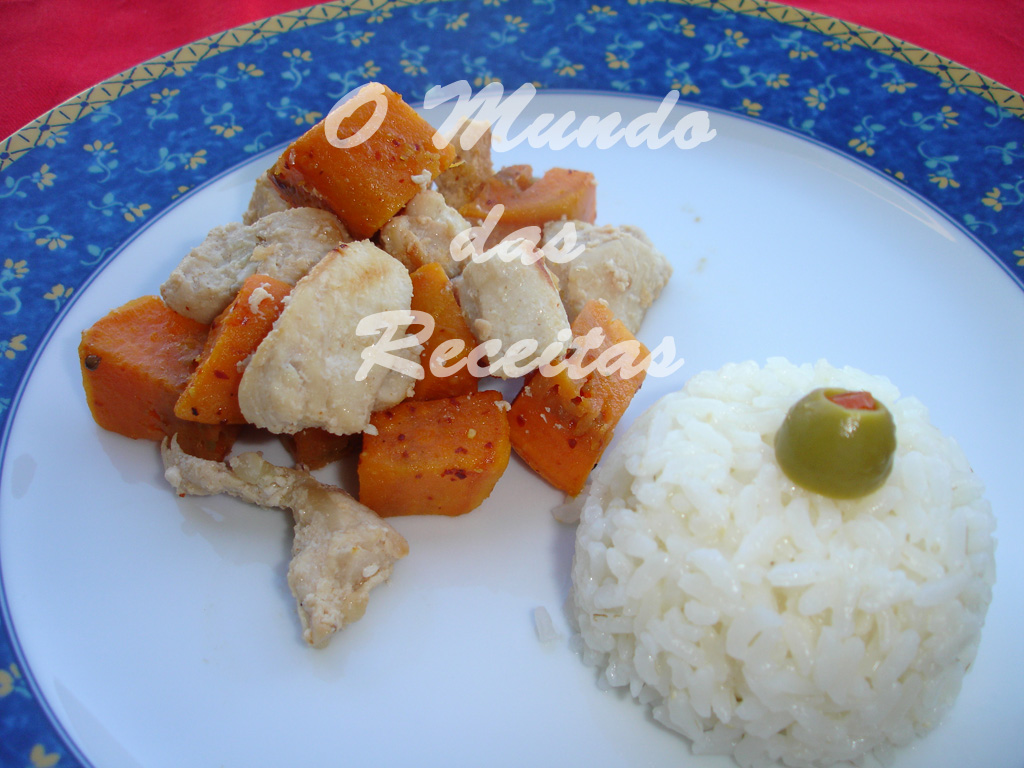O mundo das receitas: Frango com batata doce