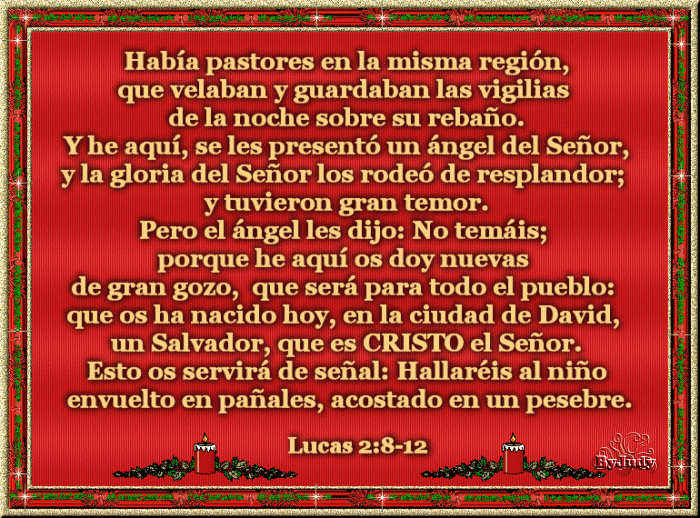 Imágenes Con Versículos Biblicos y Más.: Lucas 2: 8-12
