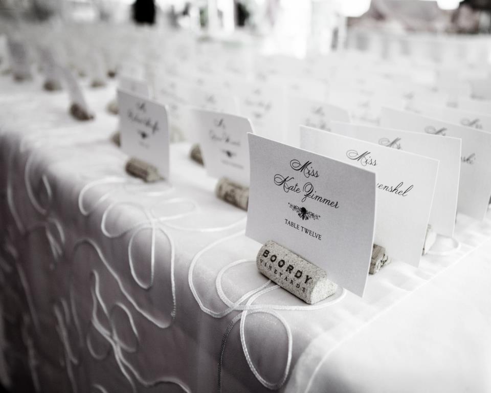 Wine Corks • Seating Cards Baltimore - Kindly RSVP Designs