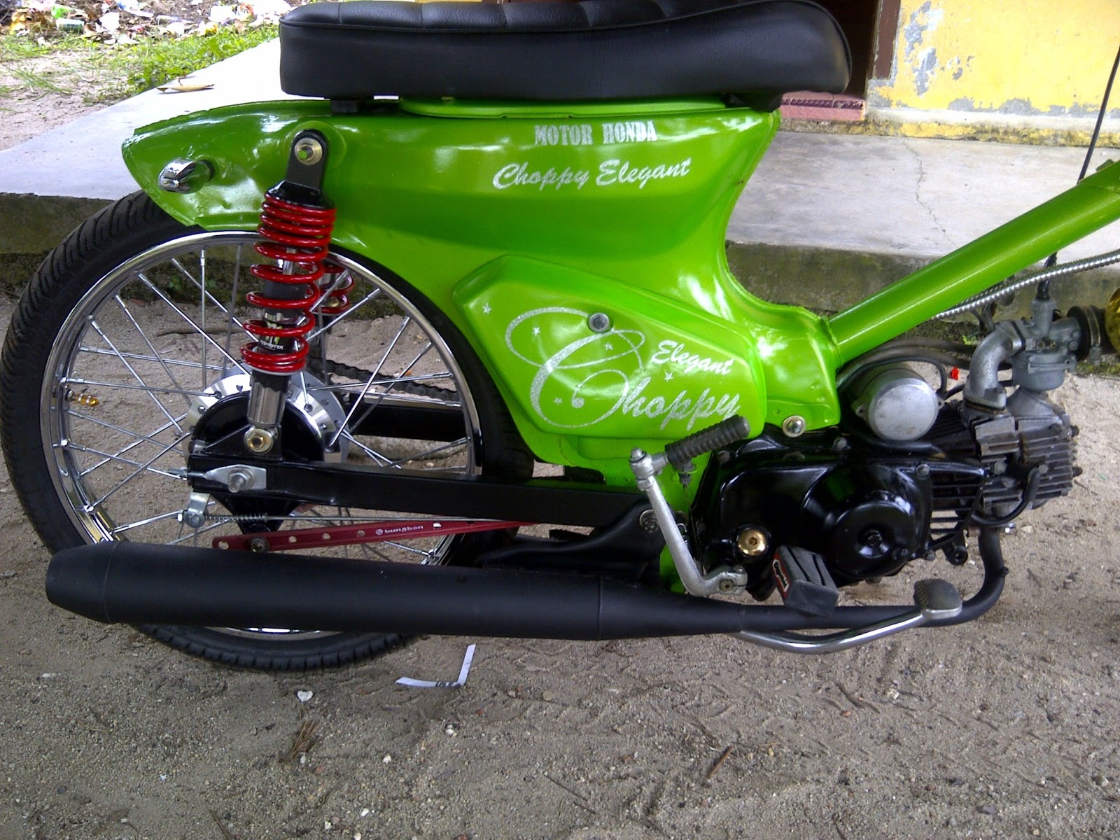 motor honda choppy cub