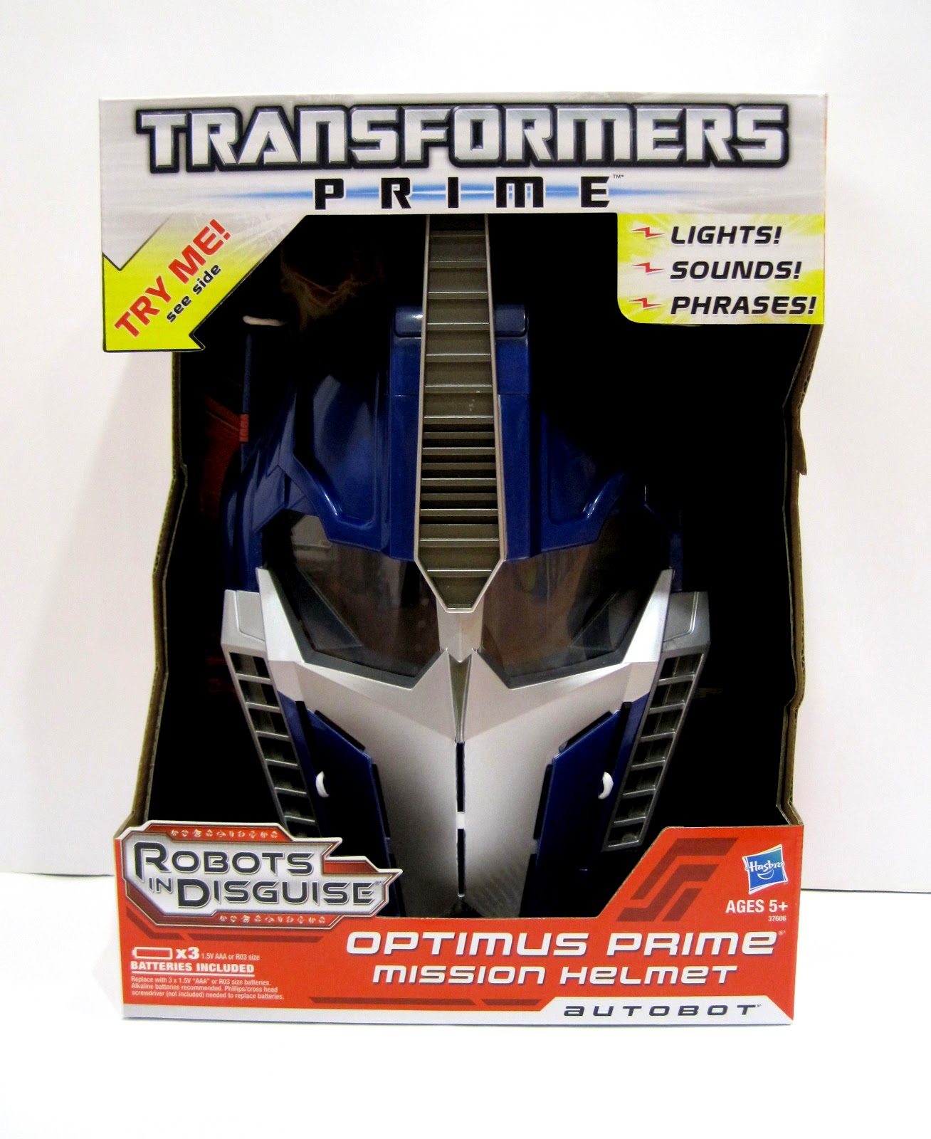 1 Toy: Transformers Prime Optimus Prime Mission Helmet, Marvel The ...