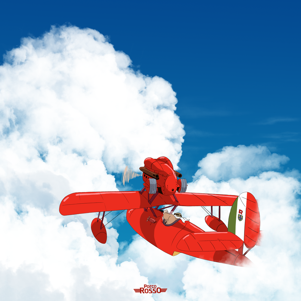 The Geeky Nerfherder: Movie Poster Art: Porco Rosso (1992)
