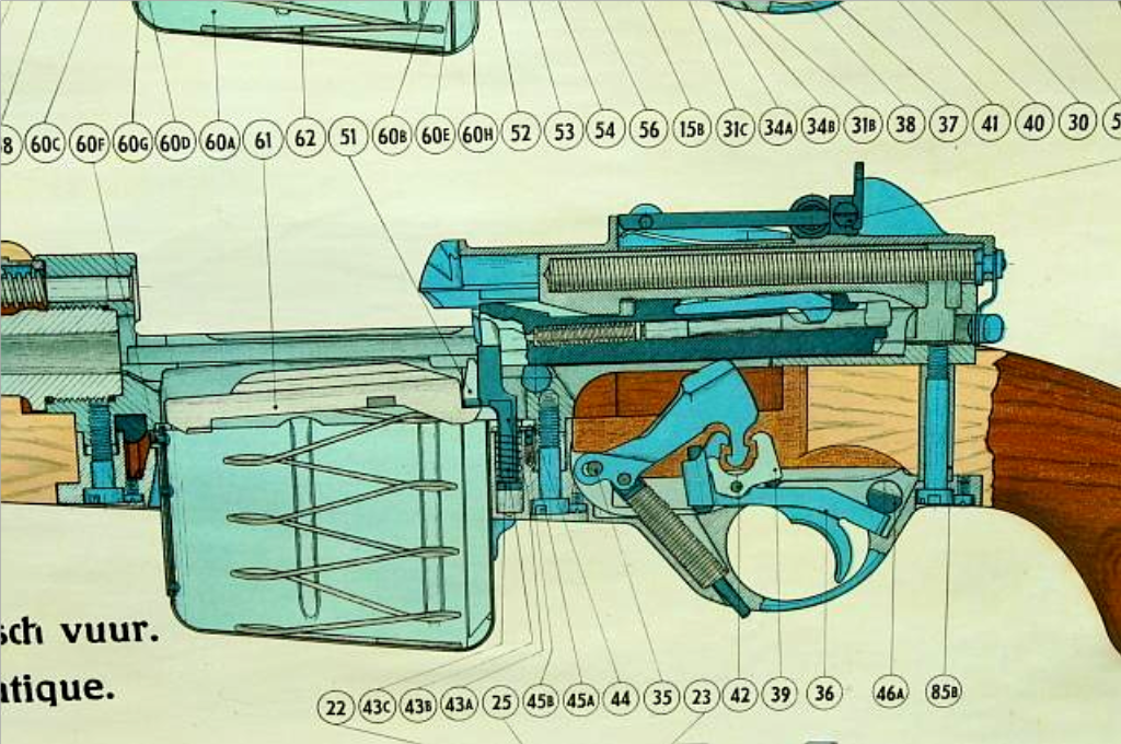 FN 49 INFANTRY RIFLE BLUEPRINTS