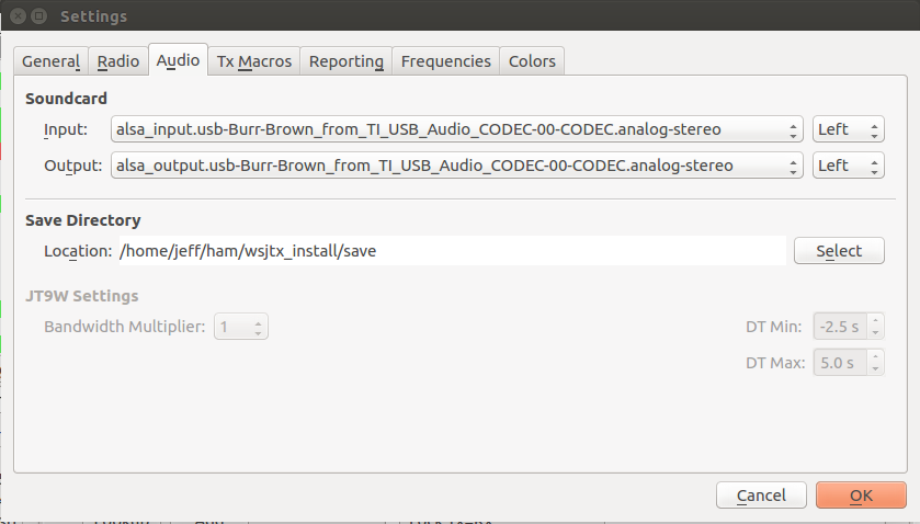wa1hco: Icom IC-9100 USB interface and WSJT-X under linux