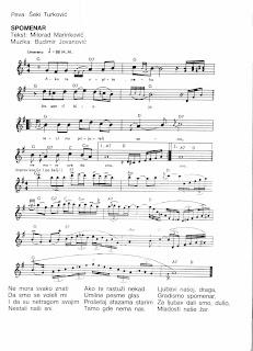 Scores for Balkan music Note za Harmoniku Violinu: Note Za Harmoniku