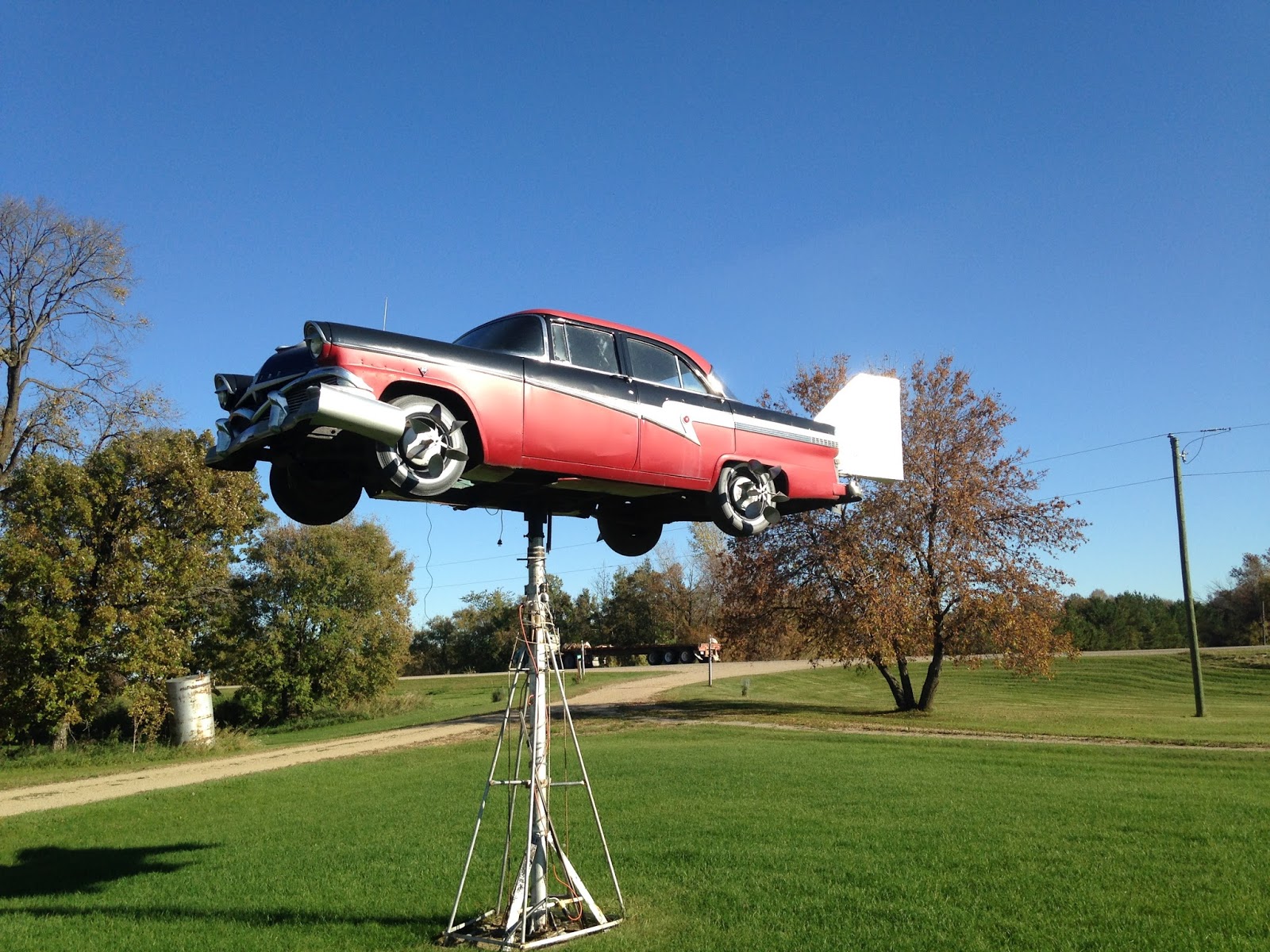 autoliterate: 1956 Meteor Niagara. Blowing In the Wind.