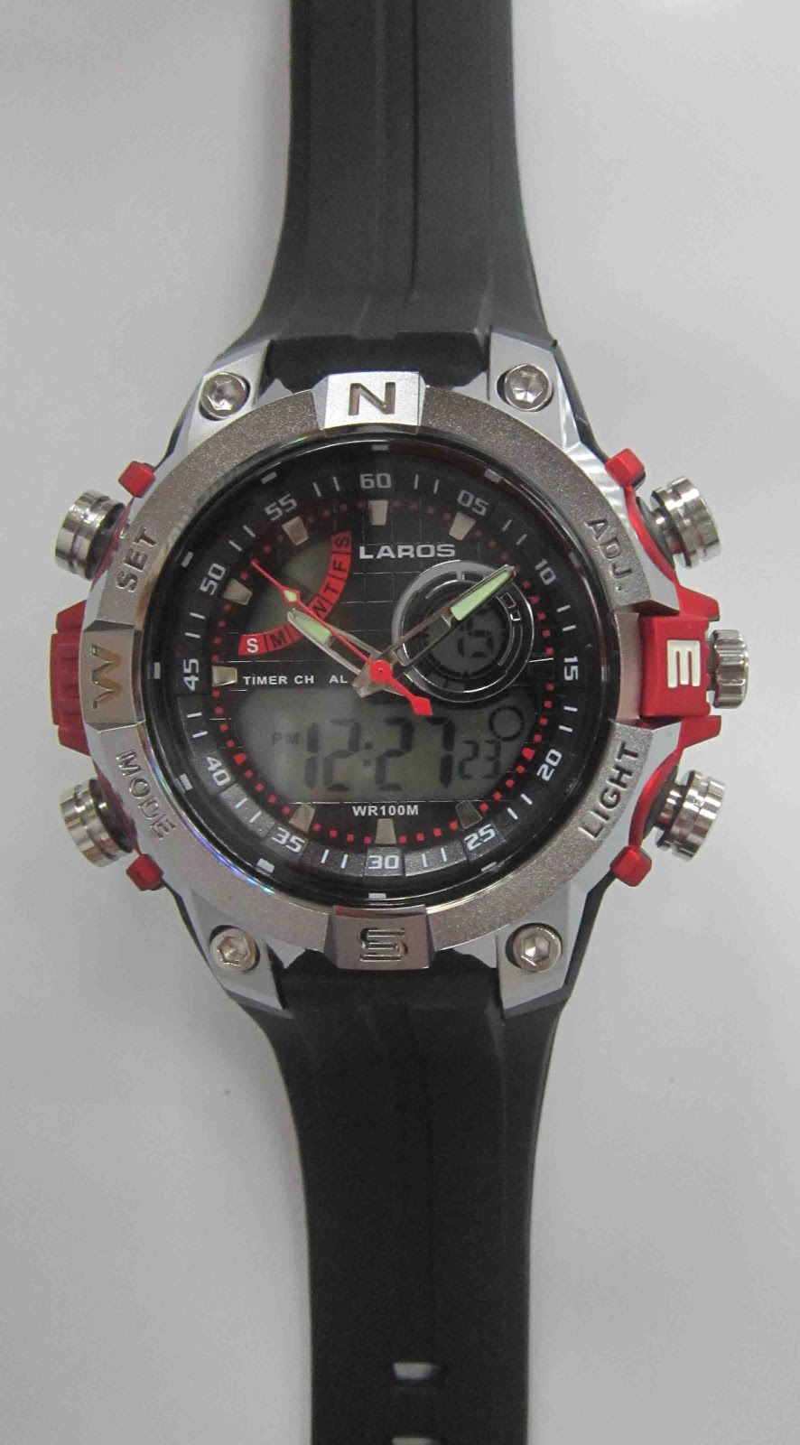 LAROS WATCHES: SPORTS ANALOG & DIGTAL