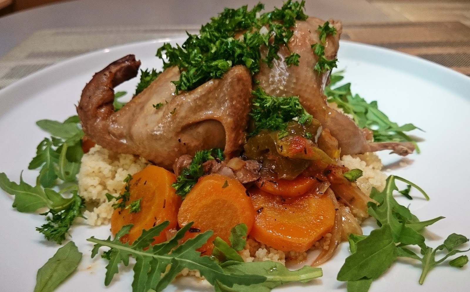 gaminavanagai: troškintos putpelės putpelytės