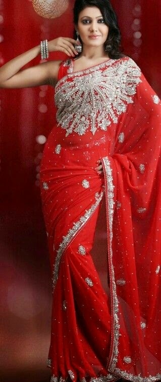 latest indian saree model 2014 | Designers Saree Angel