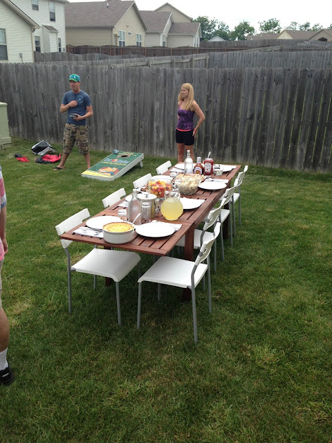 That Winsome Girl: Kicking Off Summer with a Birthday Cookout