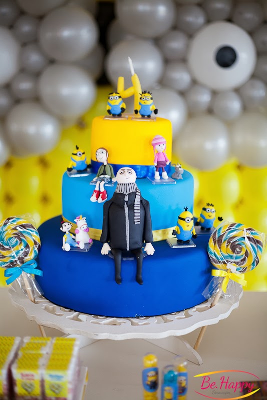 Be.Happy Decorações: Minions para Lara e Felipe