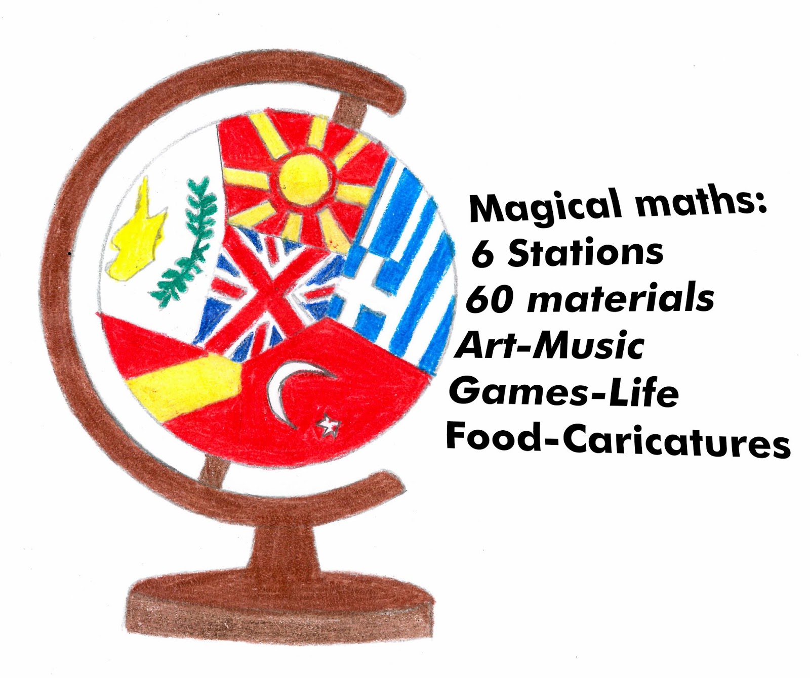 Logos para Magical Math: 6 Stations 60 Materials