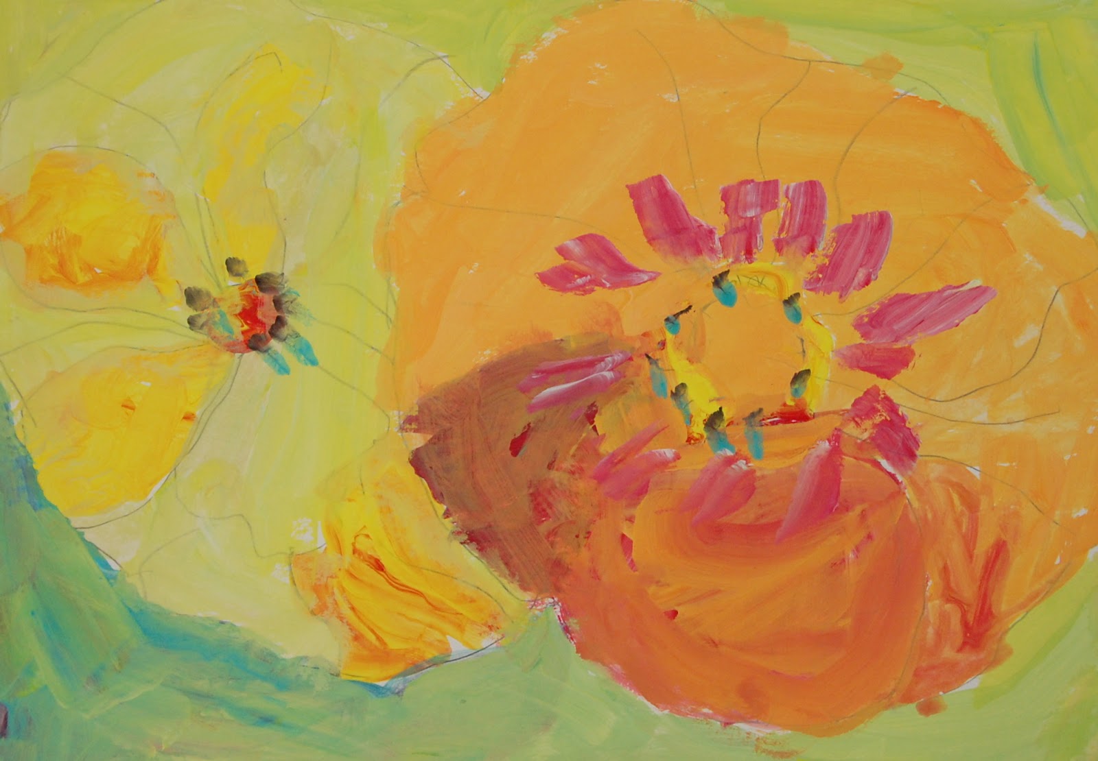 The New Hope Art Gallery: Middle School Art: Georgia O'Keeffe Studies