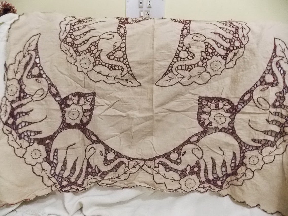 Cutwork - An embroidery which needs lots of patience