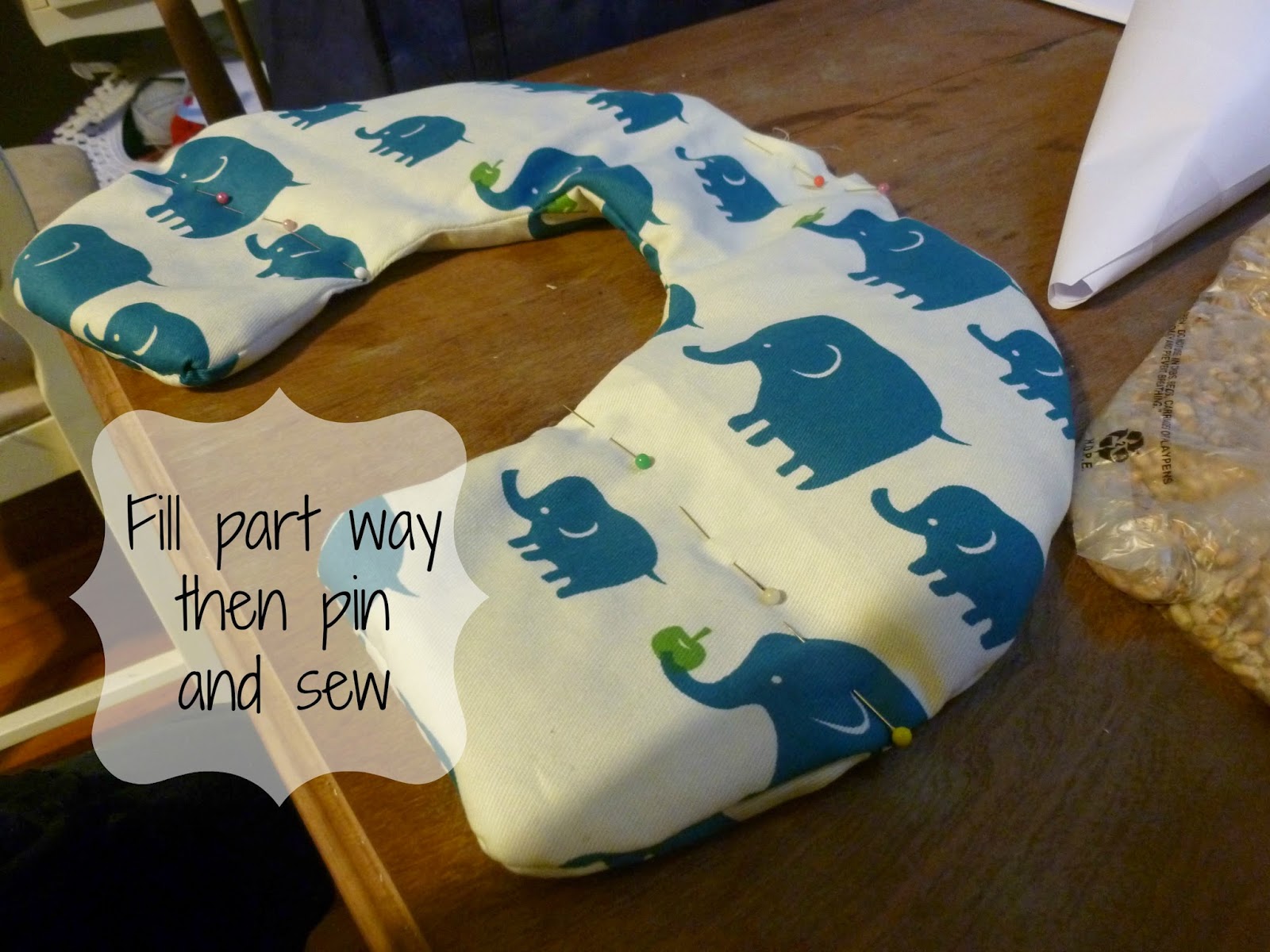 On A Crafty Adventure: DIY Neck and Shoulder Wheat Pack