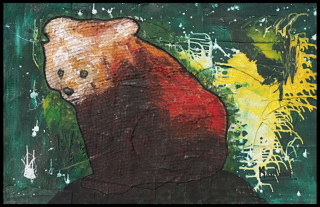Peindre des animaux en voie de disparition: Le Panda roux | Maxidiouf ...