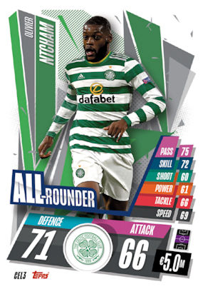 Trading Card Hub.UK: Topps Match Attax 2020-2021 Celtic FC Set