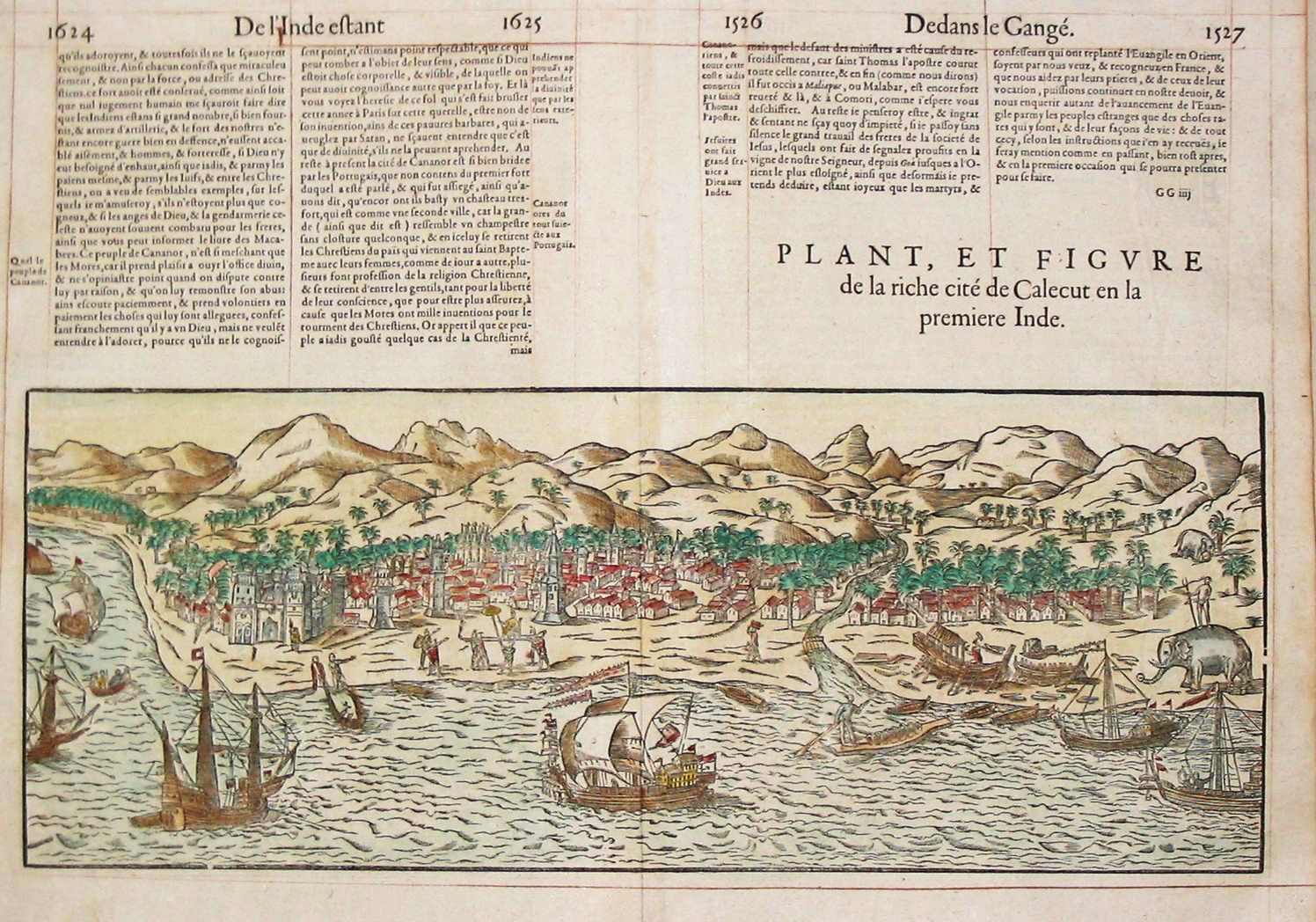 Jeevan's KALLI VALLI : Calicut City Map 16th Century