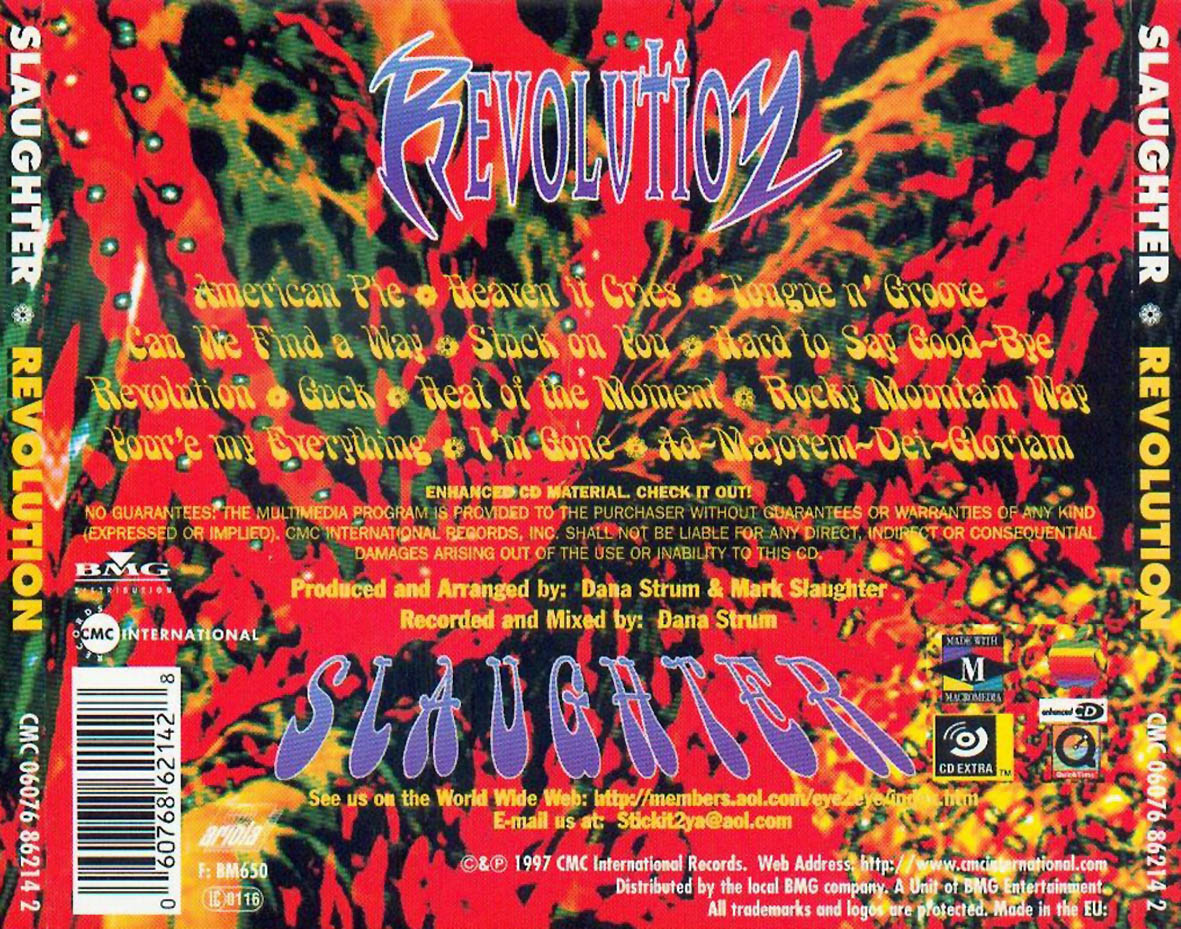 ROCK PARA TUS OIDOS: SLAUGHTER 1997 - REVOLUTION