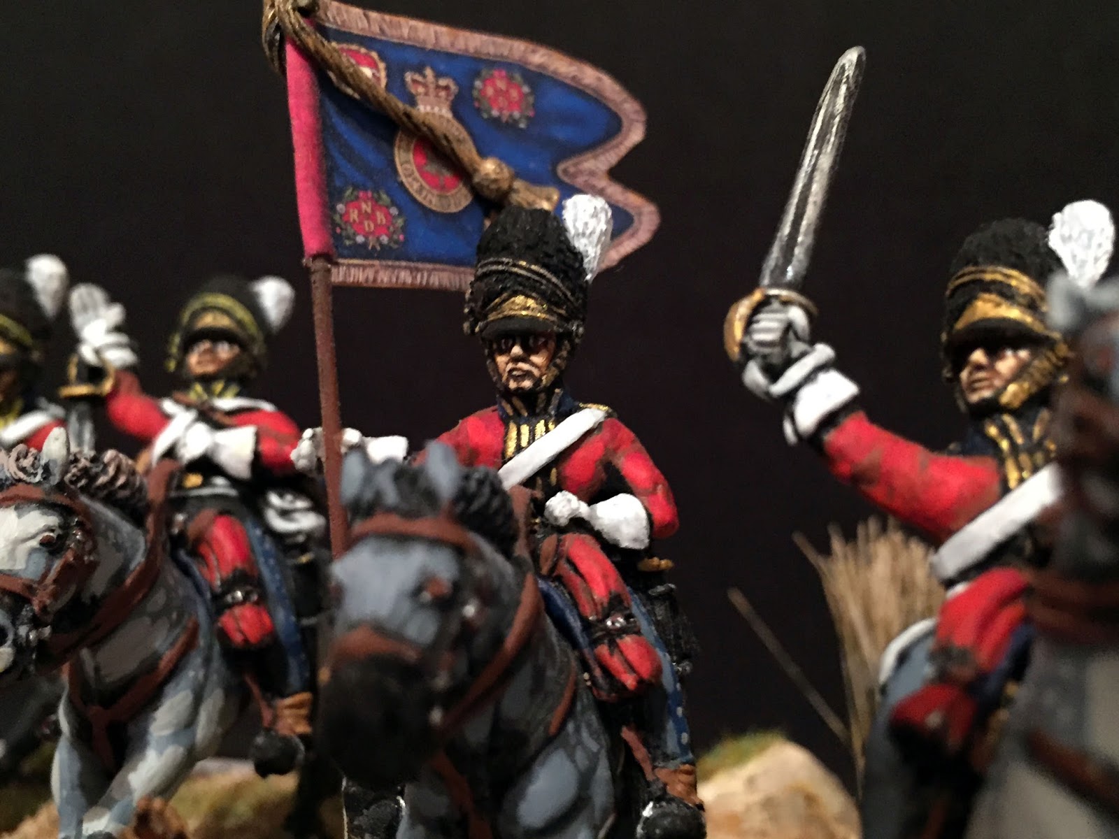 The Queens Shilling : 28mm Napoleonic - Royal Scots Greys - Waterloo 1815