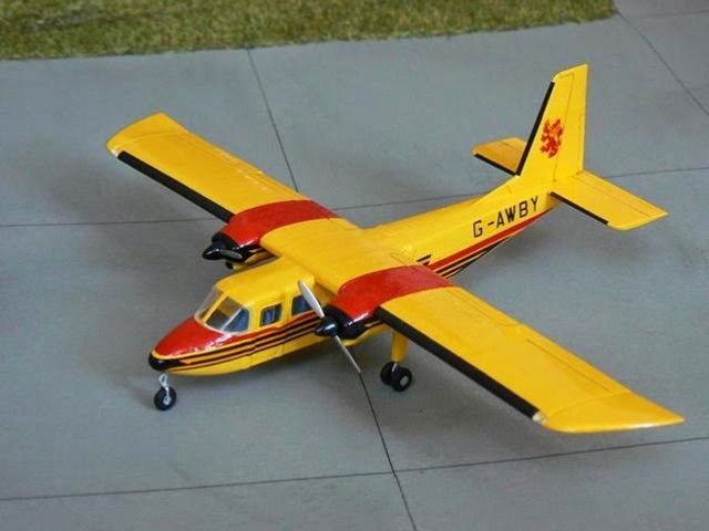 AIRPLANE SCALE MODELKIT: BRITTEN NORMAN BN-2 Islander