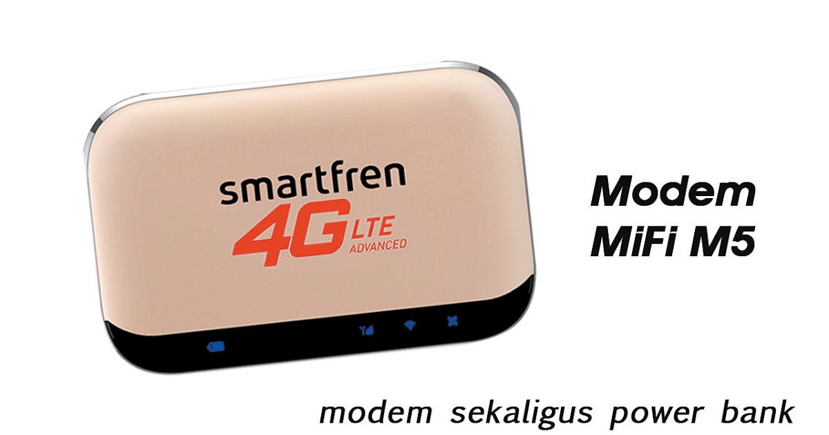 Modem MiFi M5, Modem Sekaligus Power Bank - Teknopers.com
