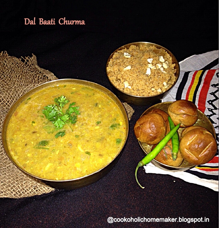 Let's Cook!: Rajasthani Daal Baati Churma