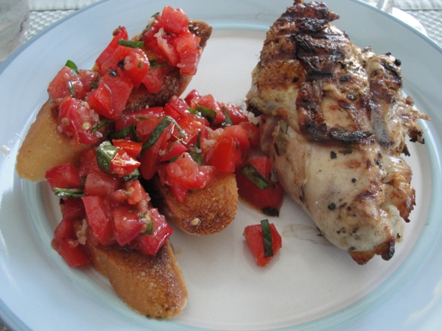 All Things Yummy: Tomato Bruschetta and Tuscan Lemon Chicken