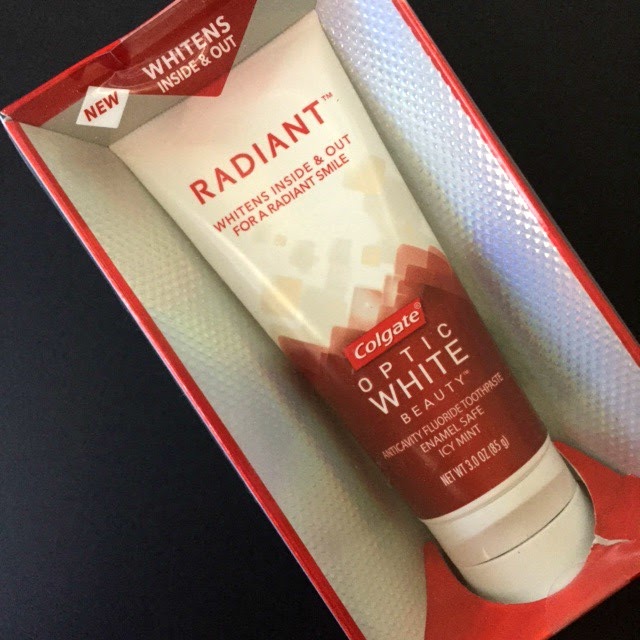 Radiant Toothpaste by Colgate Optic White Review | A Very Sweet Blog