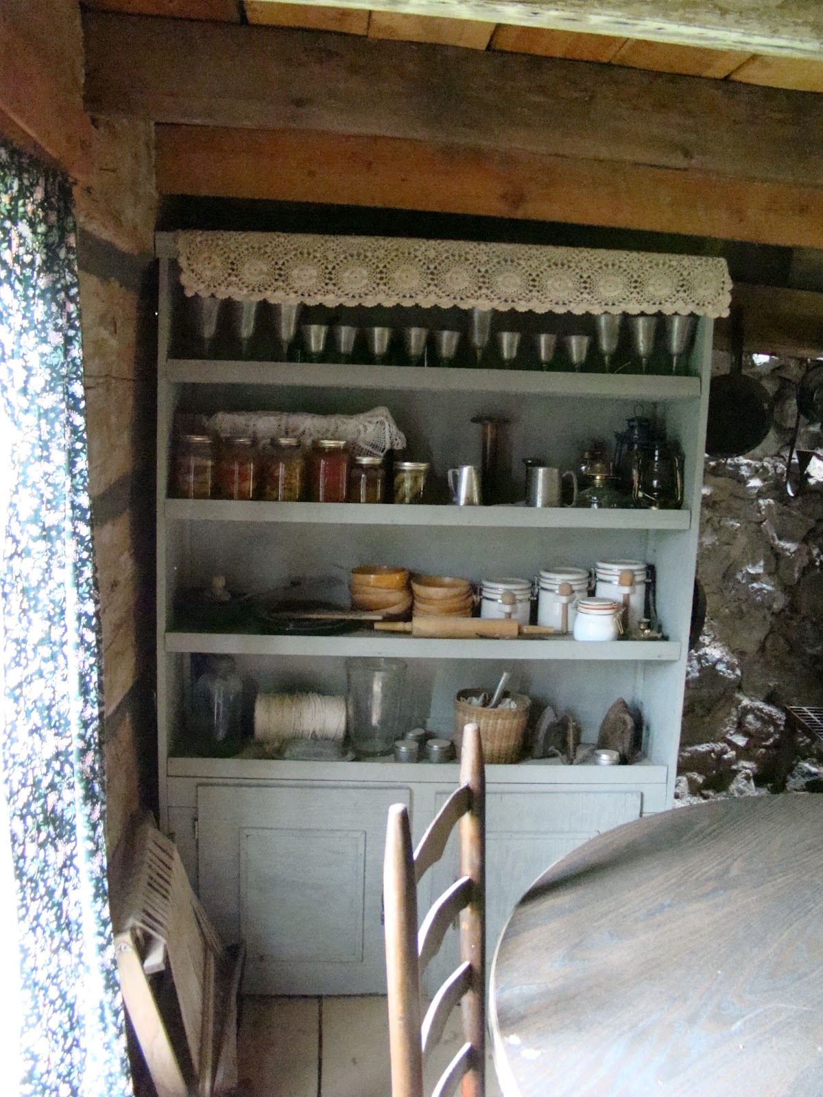 Old Stones Undeciphered: Those Places Thursday: Inside The Bean Cabin