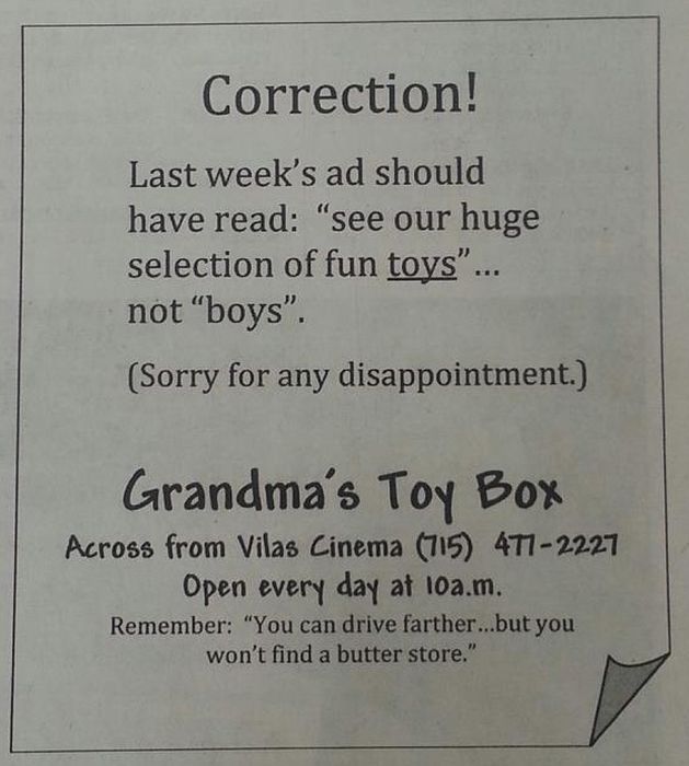 Newspaper Corrections (24 pics) - STATIONGOSSIP